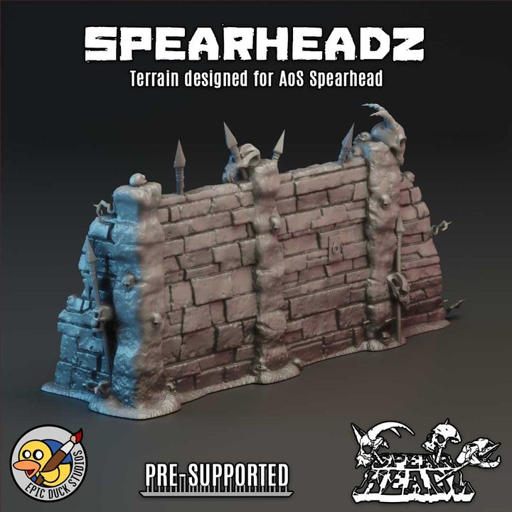 3D Printable SPEARHEADZ - Terrain designed for AoS Spearhead by Mike ...