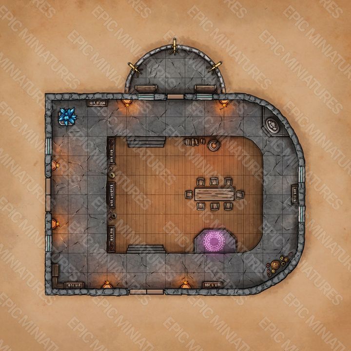 3D Printable Arcane Dungeon Virtual Tabletop Token Set / VTT Tokens ...