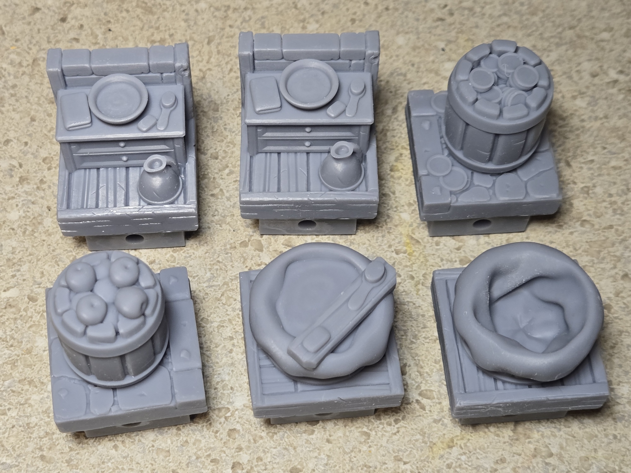 3D Printable THE MEDIEVAL TOWN Part.2 (Dungeon Blocks) by Dungeon Blocks