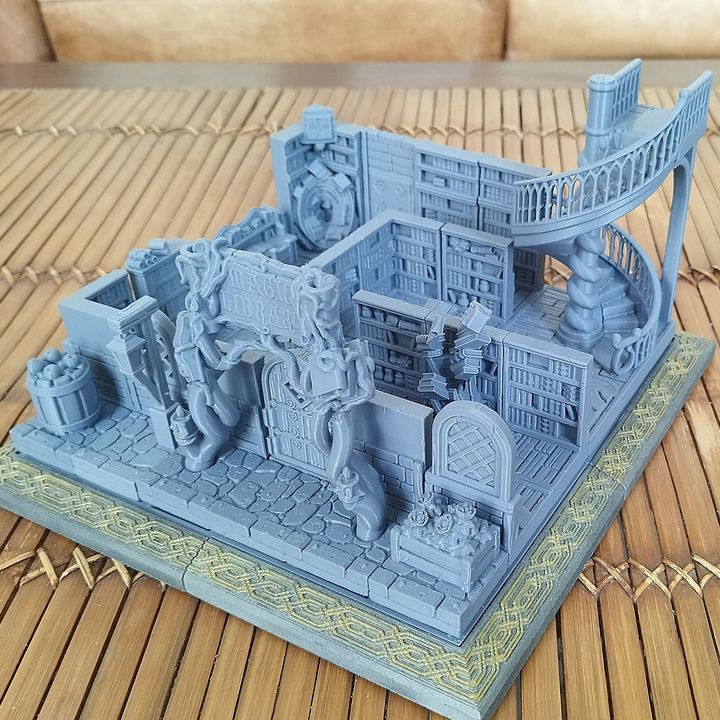 3D Printable THE MEDIEVAL TOWN Part.2 (Dungeon Blocks) by Dungeon Blocks