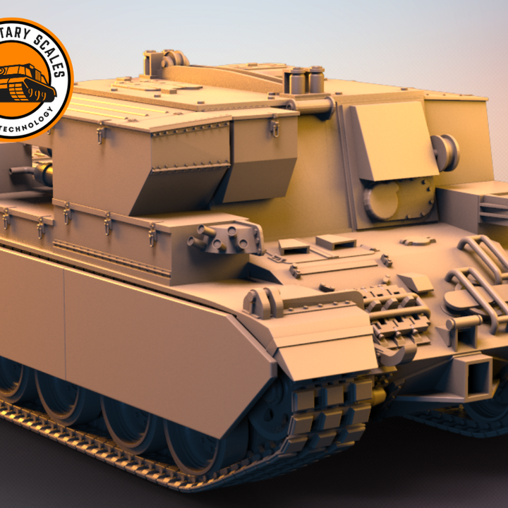 3D Printable Centurion ARV Mk 2 by MilitaryScales