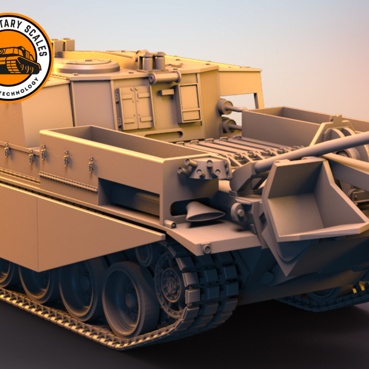 3D Printable Centurion ARV Mk 2 by MilitaryScales