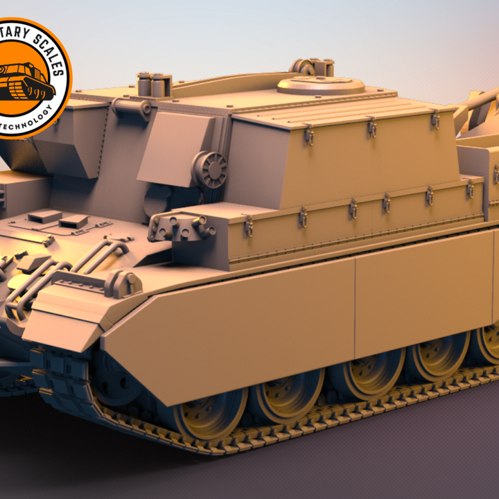 3D Printable Centurion ARV Mk 2 by MilitaryScales