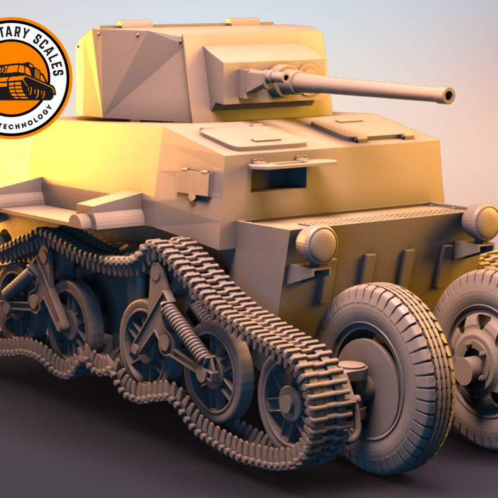 3D Printable Schofield tank by MilitaryScales