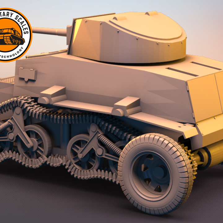 3D Printable Schofield tank by MilitaryScales