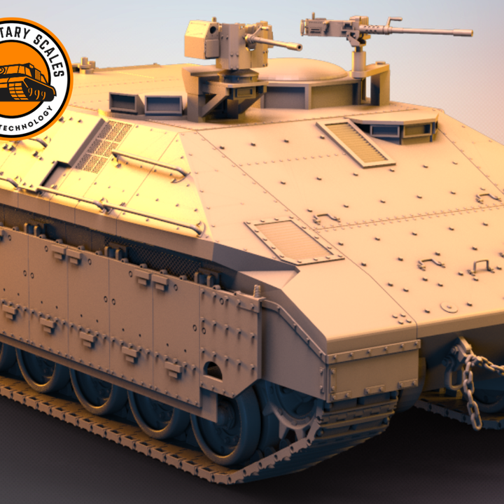 3D Printable Merkava Namer by MilitaryScales