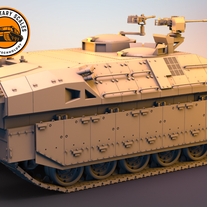 3D Printable Merkava Namer by MilitaryScales
