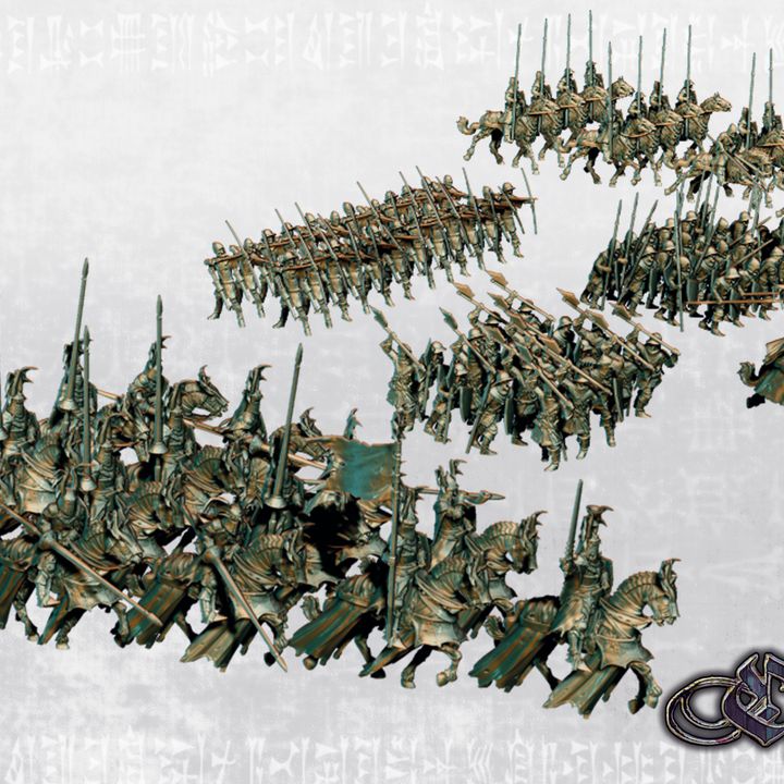 3D Printable Revived Medieval Army - Complete Army Set by Ezipion ...