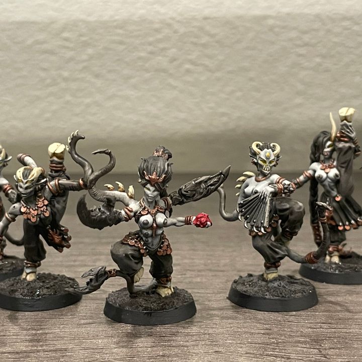 3D Print of CHAOS HEDONISTS OF PAIN DEMONETTES by Whissia