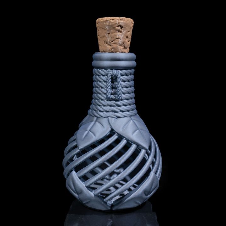 3D Printable Potion Flask Container by Stlflix