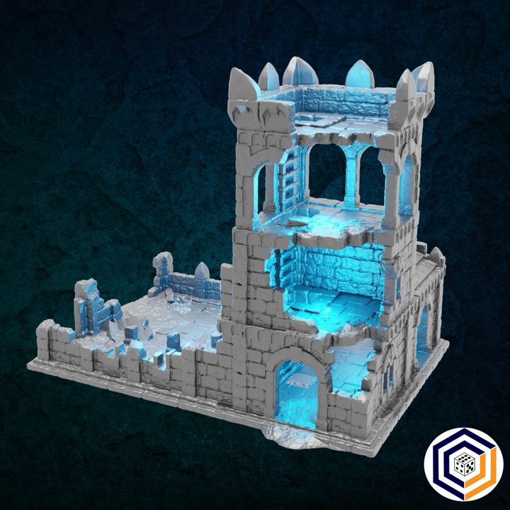3D Printable Archery Range Ruined ~ Kingdom of Tor Ithilas by Conquest ...