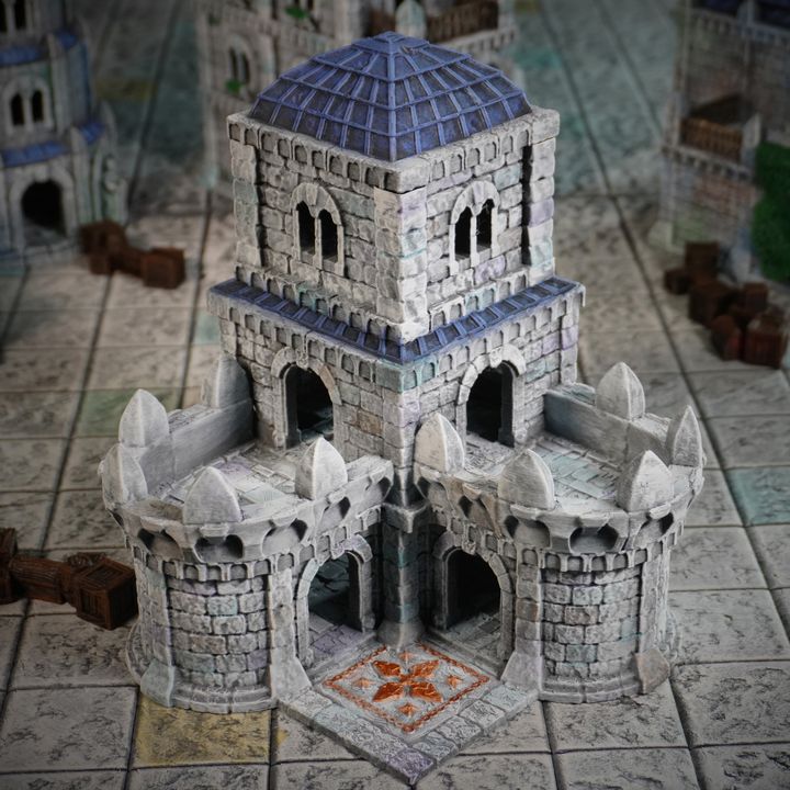 3D Printable Barracks ~ Kingdom of Tor Ithilas by Conquest Creations