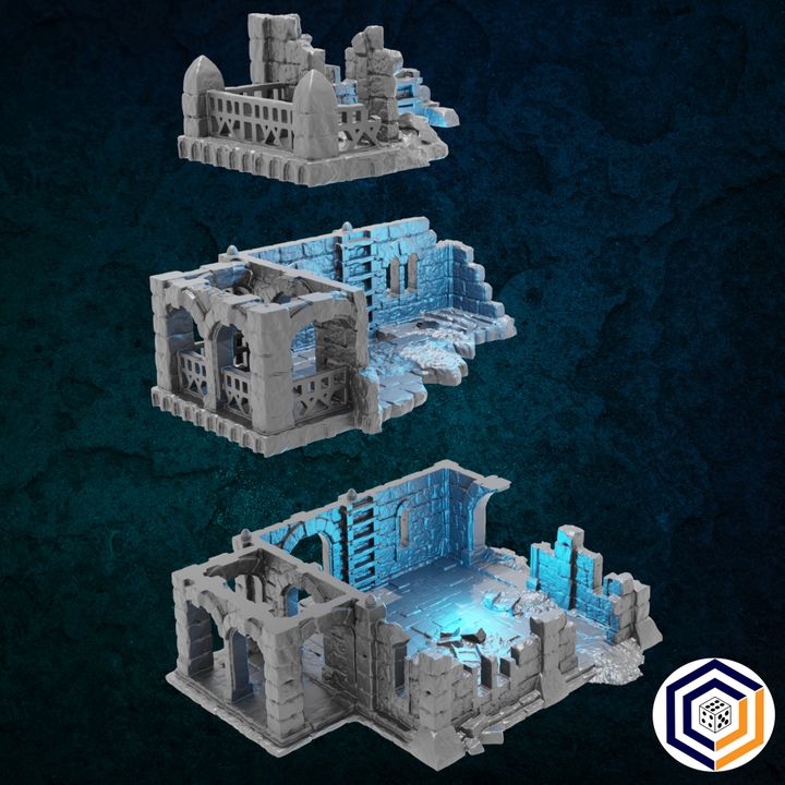 3D Printable Manor House Ruin ~ Kingdom of Tor Ithilas by Conquest ...