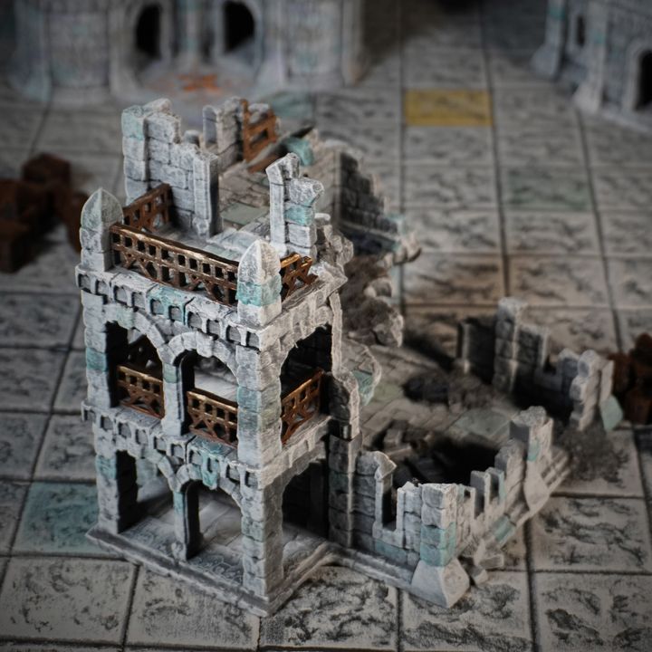 3D Printable Manor House Ruin ~ Kingdom of Tor Ithilas by Conquest ...
