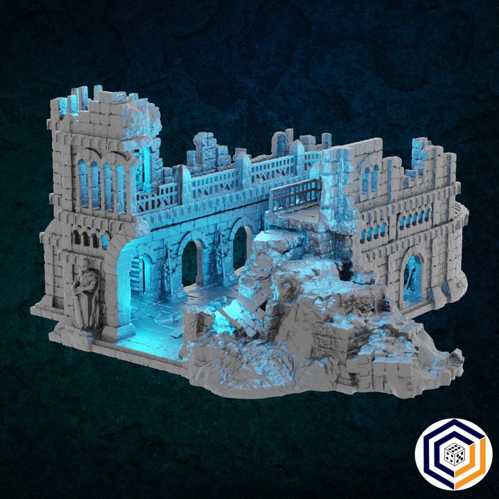 3D Printable Hall of Kings Ruined ~ Kingdom of Tor Ithilas by Conquest ...