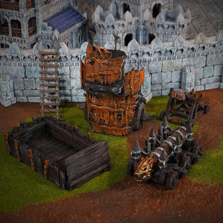 3D Printable Orcish Siege Weapons by Conquest Creations