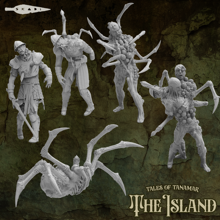 3D Printable Phobia spawn (Spider zombies) by SKADI