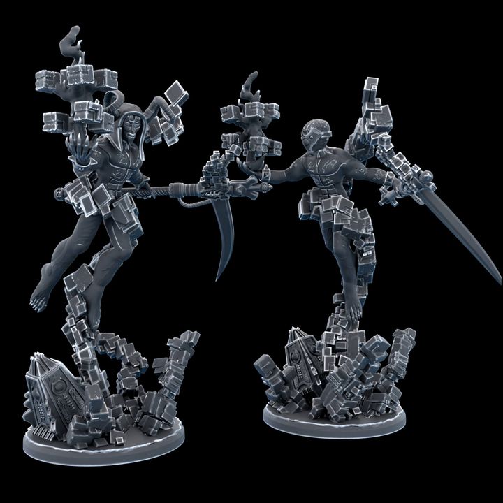 3D Printable Eternal Dynasty - Shards of the star gods pack 1 by Lex Addams