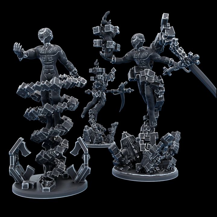 3D Printable Eternal Dynasty - Shards of the star gods pack 1 by Lex Addams