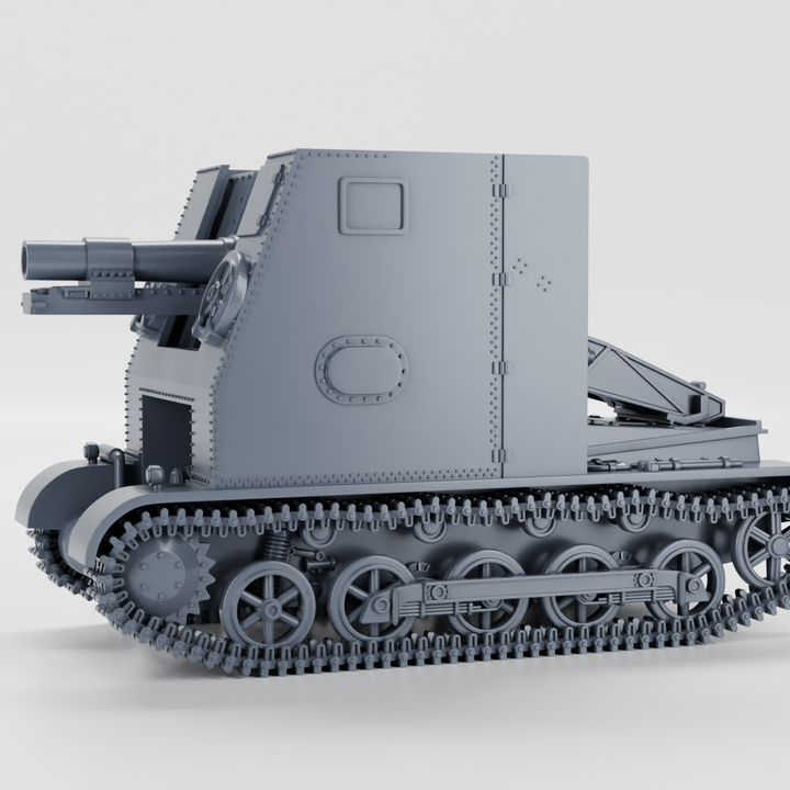 3D Printable 15 cm sIG 33 auf Panzer I Ausf.B (Sd.Kfz.101 ...