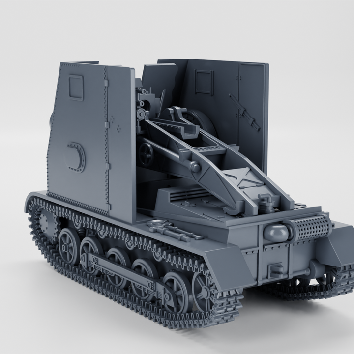 3D Printable 15 cm sIG 33 auf Panzer I Ausf.B (Sd.Kfz.101 ...