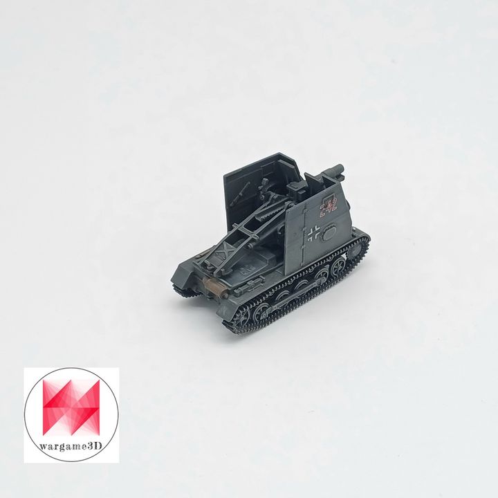 3D Printable 15 cm sIG 33 auf Panzer I Ausf.B (Sd.Kfz.101 ...