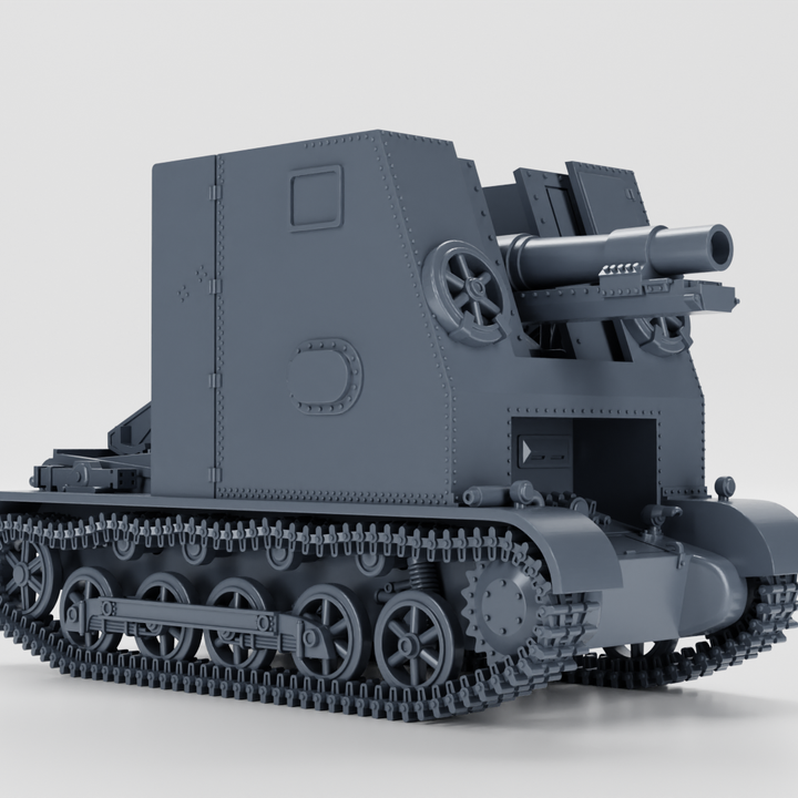 3D Printable 15 cm sIG 33 auf Panzer I Ausf.B (Sd.Kfz.101 ...