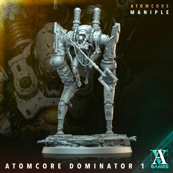 3D Printable Atomcore Dominator by Archvillain Games