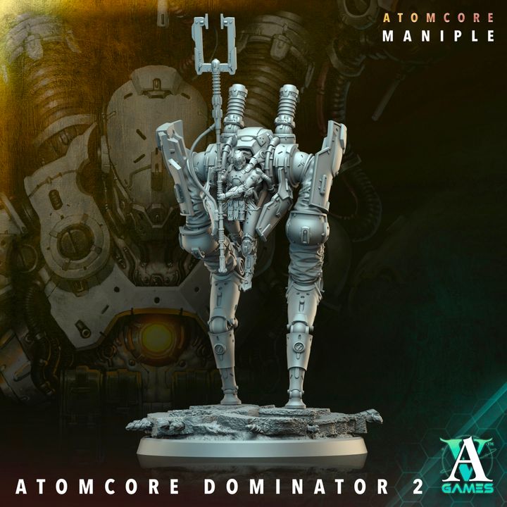 3D Printable Atomcore Dominator by Archvillain Games