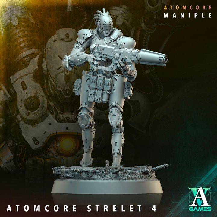 3D Printable Atomcore Strelets & Prospector by Archvillain Games