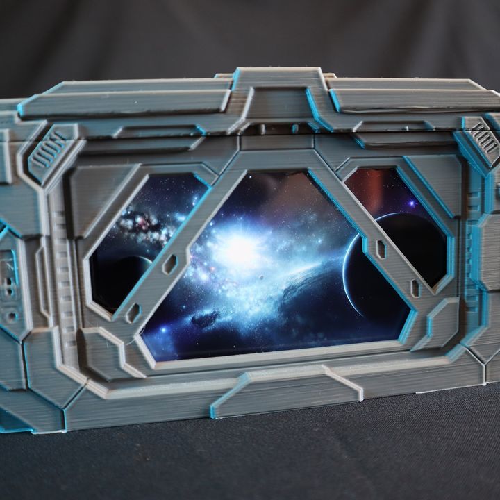 3D Printable Calling Portals - Sci-fi Window by Black Scrolls Games
