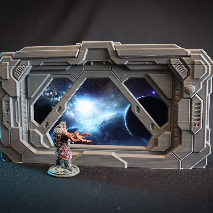 3D Printable Calling Portals - Sci-fi Window by Black Scrolls Games