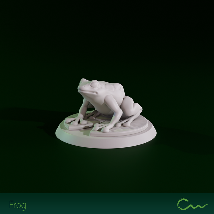 3D Printable Frog by The Cape Wyrm
