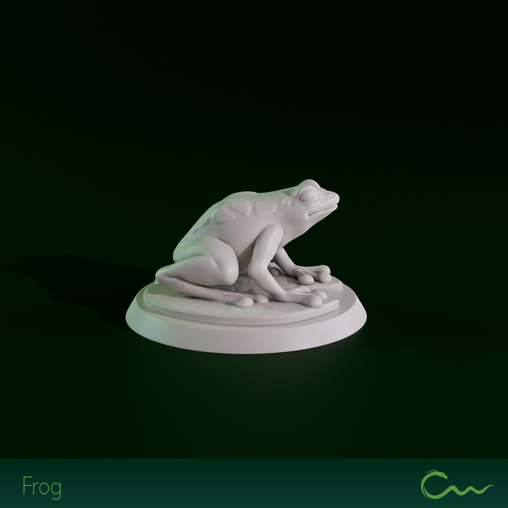 3D Printable Frog by The Cape Wyrm