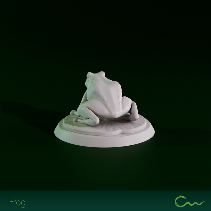 3D Printable Frog by The Cape Wyrm