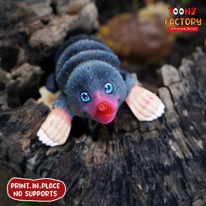 3D Printable Flexi Mole by Toonz Factory