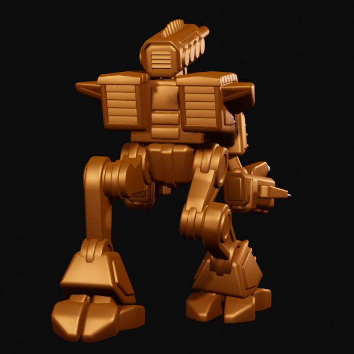 3D Printable Monster Mecha by Donya Quick