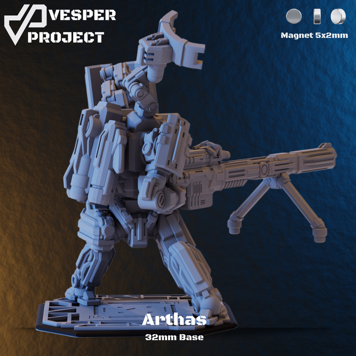 3D Printable Arthas by Vesper Project