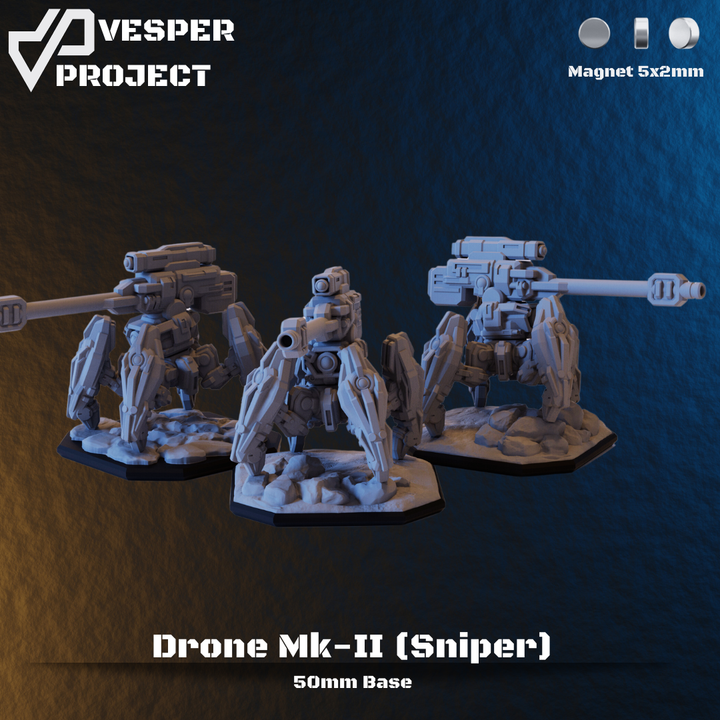 3D Printable Drone Mk-II Sniper by Vesper Project