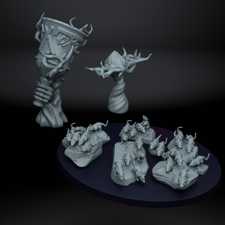 3D Printable Ratman spell pack by RatMan Forge
