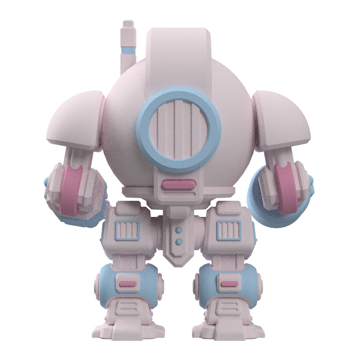 3D Printable UWU Strike Force 'Heartbreaker ' Cute Sci-Fi Heart-Themed ...
