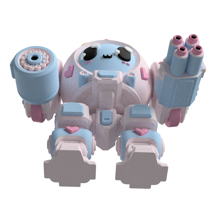 3D Printable UWU Strike Force 'Heartbreaker ' Cute Sci-Fi Heart-Themed ...