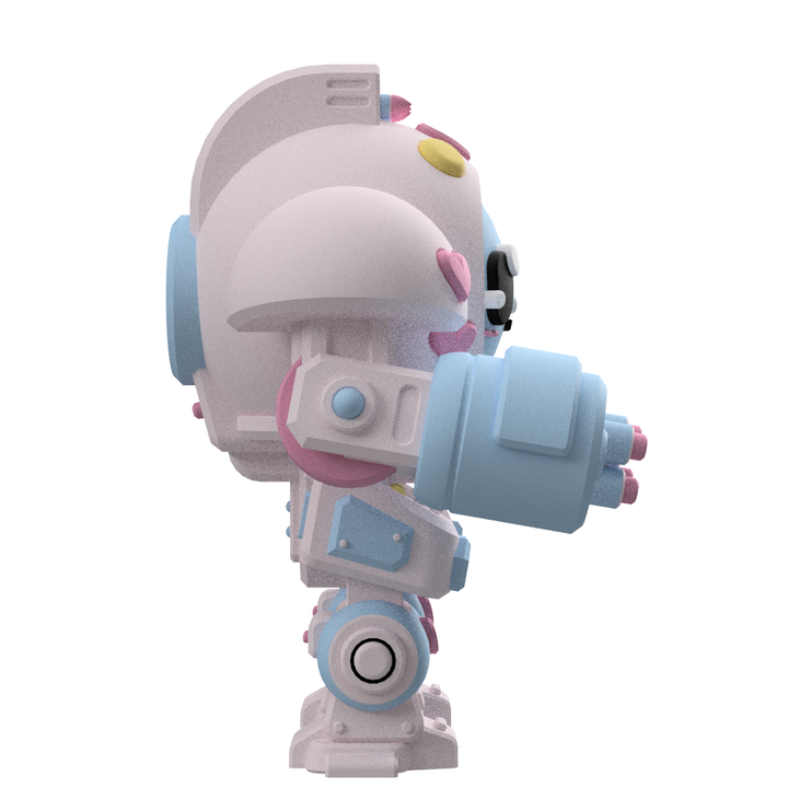 3D Printable UWU Strike Force 'Heartbreaker ' Cute Sci-Fi Heart-Themed ...