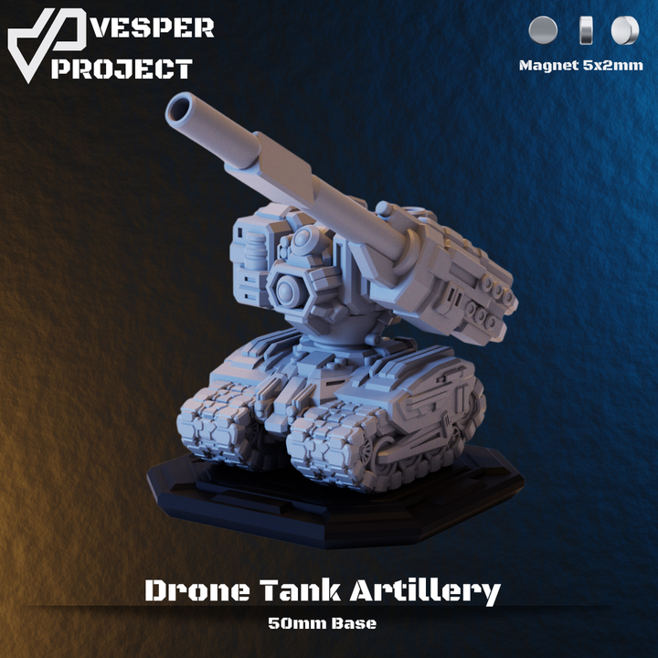 3D Printable Drone Tank Artillery by Vesper Project