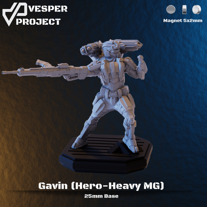 3D Printable Gavin by Vesper Project