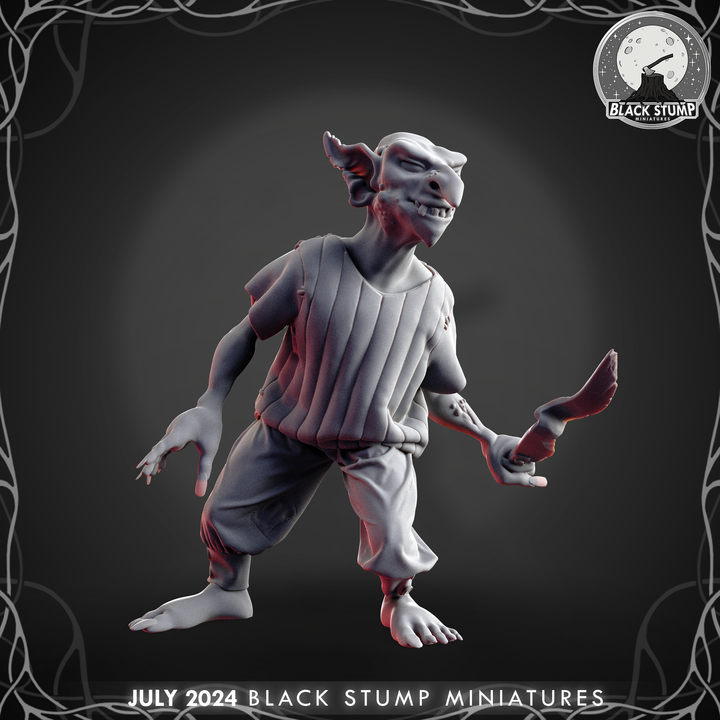 3D Printable Goblins monsters pack, Goblin Spirit Talker, Clamper ...