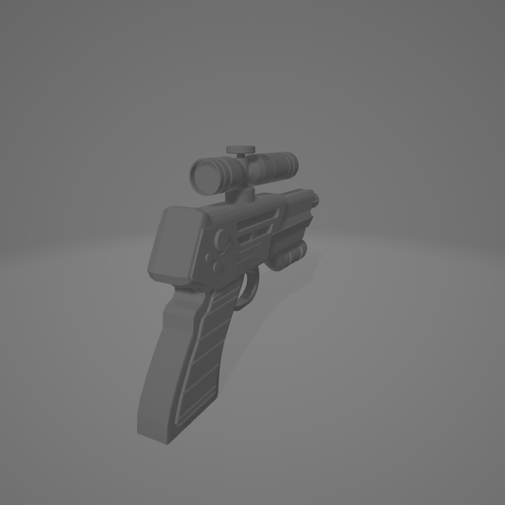 3D Printable Merr-Sonn Model 80 (Star Wars RPG Gun from the Books) in ...