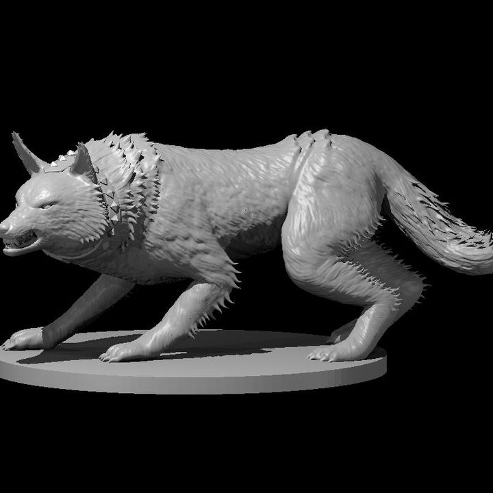 3D Printable Hound of the Night by Miguel Zavala