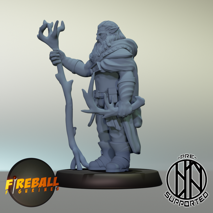 3D Printable Thalion, Male Wood Elf Archdruid of the Moon by Fireball ...