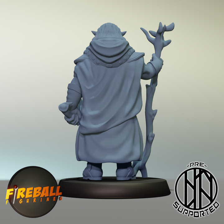 3D Printable Thalion, Male Wood Elf Archdruid of the Moon by Fireball ...